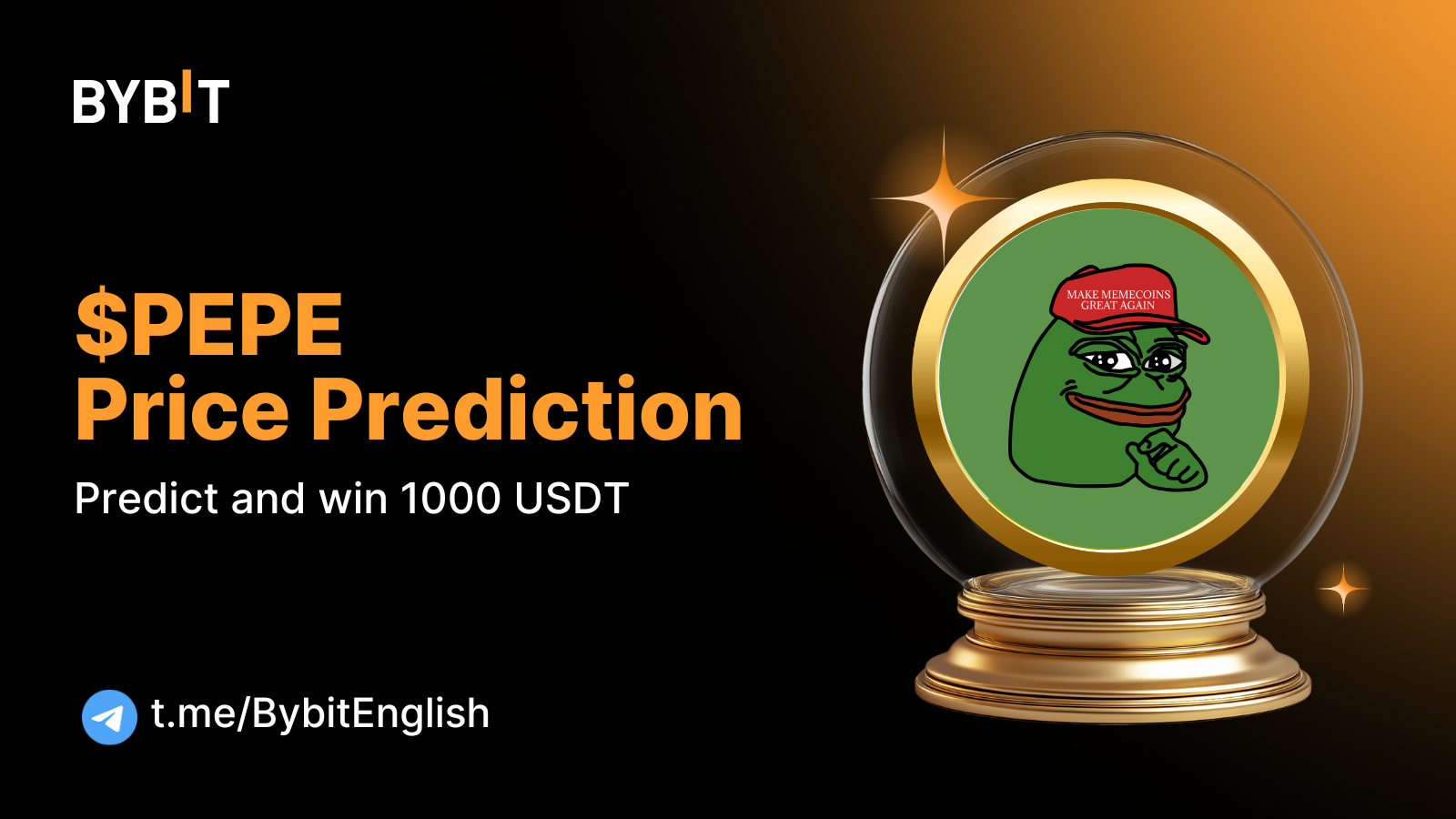 Bybit Announcement | Bybit Community Prediction Draw: Predict PEPE Price and Win 1000 USDT! 🔮
